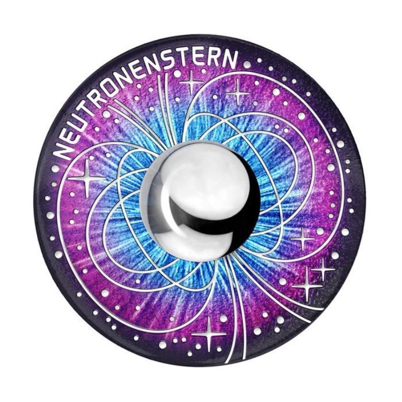 Euromince mince 20 Euro Rakúsko 2023 - Neutrónová hviezda (Proof)