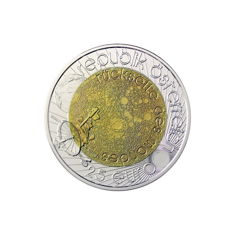 Euromince mince 25 Euro Rakúsko 2009 - Astronómia (UNC)
