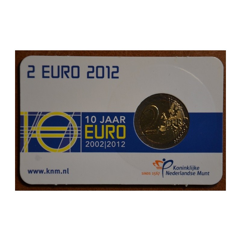 eurocoin eurocoins 2 Euro Netherlands 2012 - Ten years of Euro (BU ...