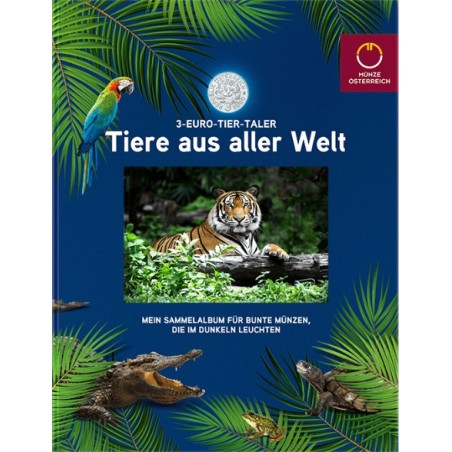 Euromince mince Oficiálny album na 3 Euro Rakúsko