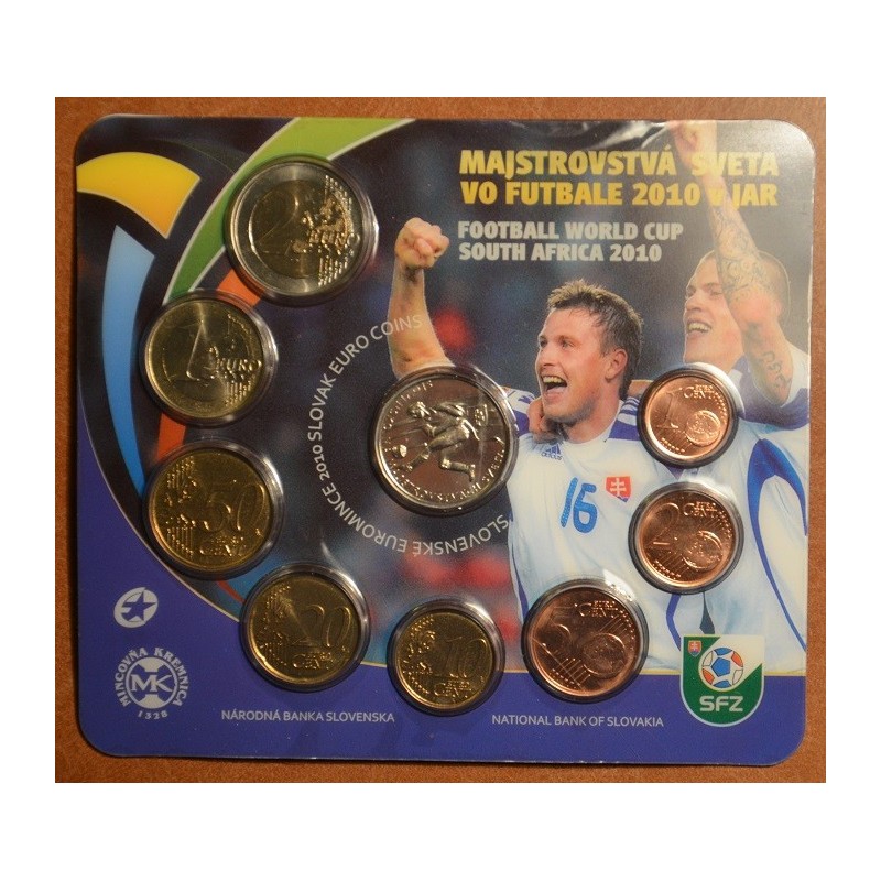 Euromince mince Súbor Slovenských mincí 2010 - MS vo futbale JAR 20...